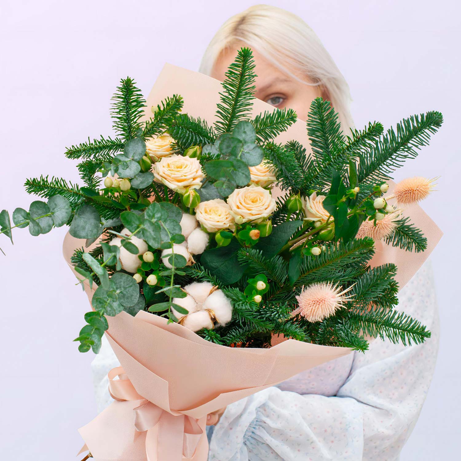 Букет "Нежность зимы" купить с доставкой в Краснодаре